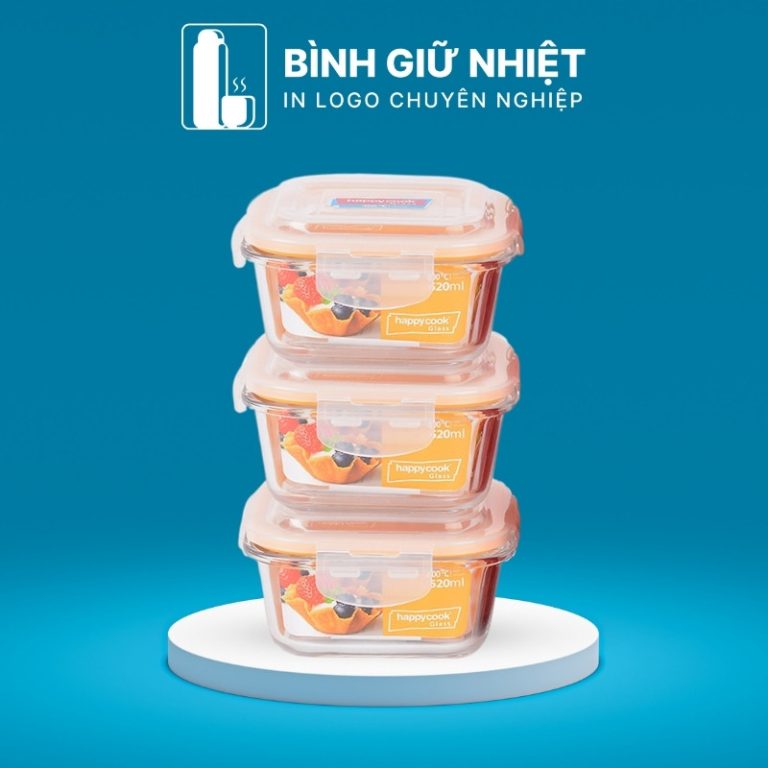 Hộp Cơm Giữ Nhiệt Văn Phòng In Logo Làm Quà Tặng Thiết Thực